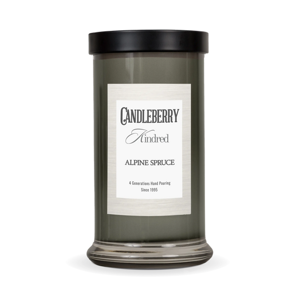 Alpine Spruce, Large Jar Candle | Kindred Collection | Candleberry ...